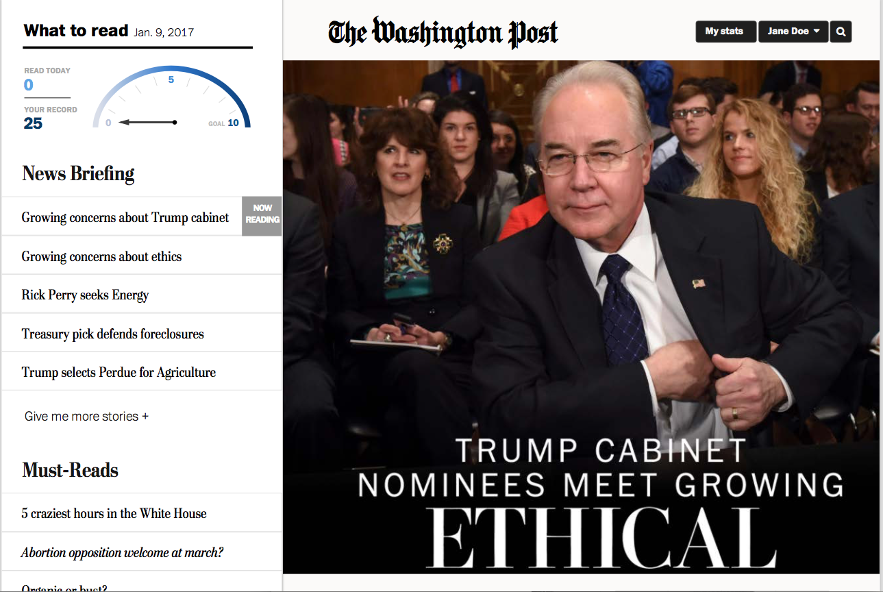 Digital newspaper design challenge: a report from Poynter, part 1 ...